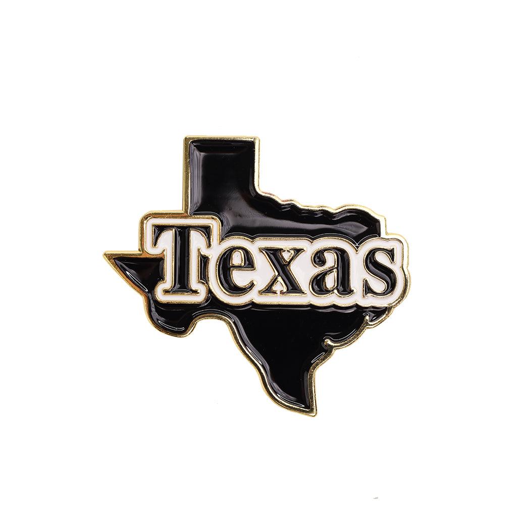 Everything Is Big In Texas State Outline Custom Cap Pin – CROWN MINDED