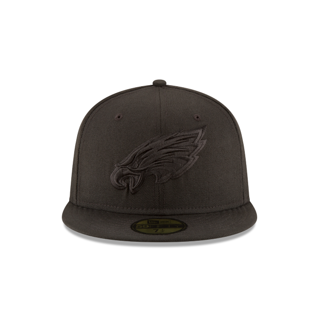 Philadelphia Eagles Black On Black 59Fifty Fitted – CROWN MINDED