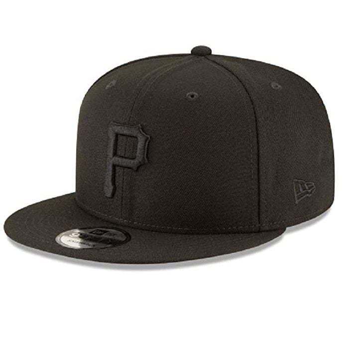 Pittsburgh Pirates Black On Black Mlb Basic 9fifty Snapback Crown Minded
