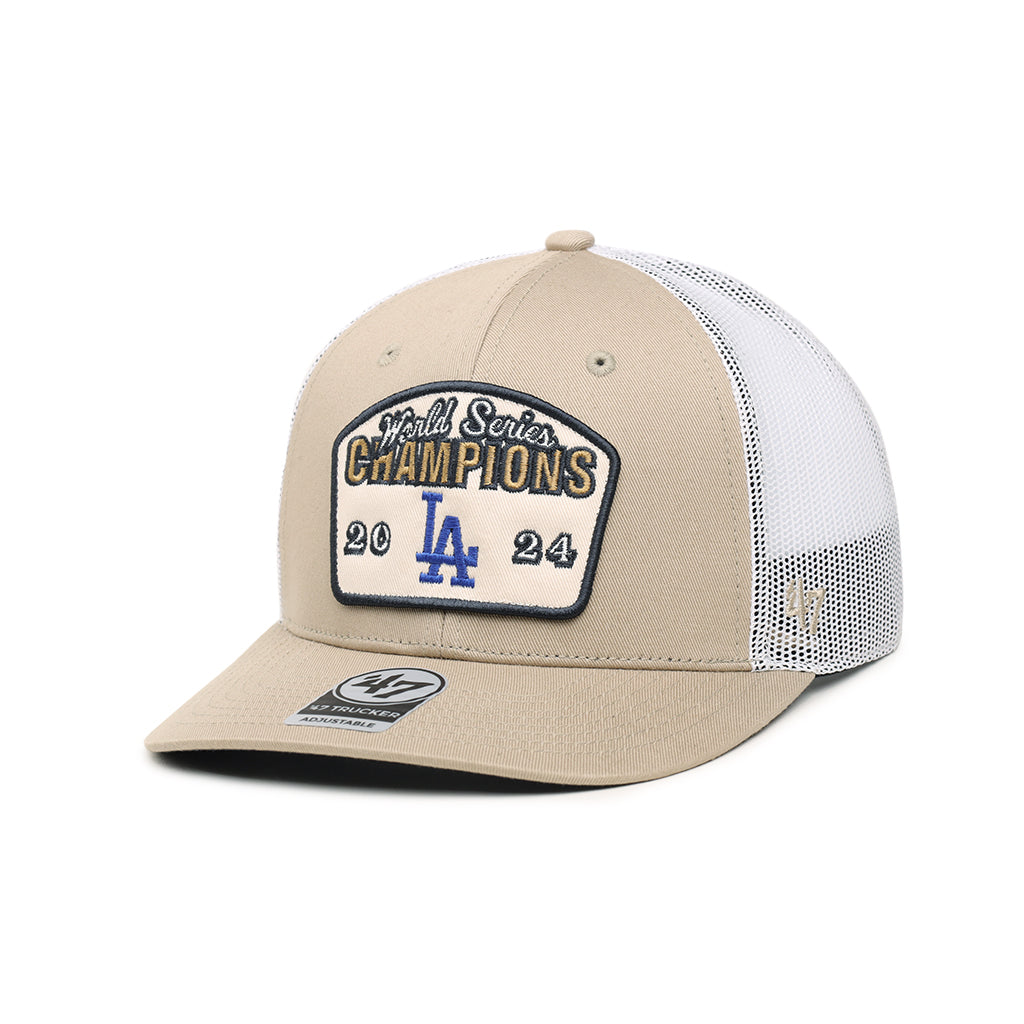 Los Angeles Dodgers World Series Champions 2024 Champ Belt '47 Trucker ...