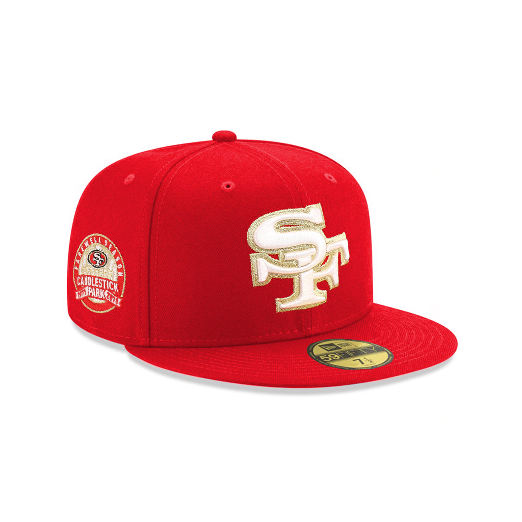 San Francisco 49ers Scarlet Red Candlestick Park Farewell Season SP 59 ...
