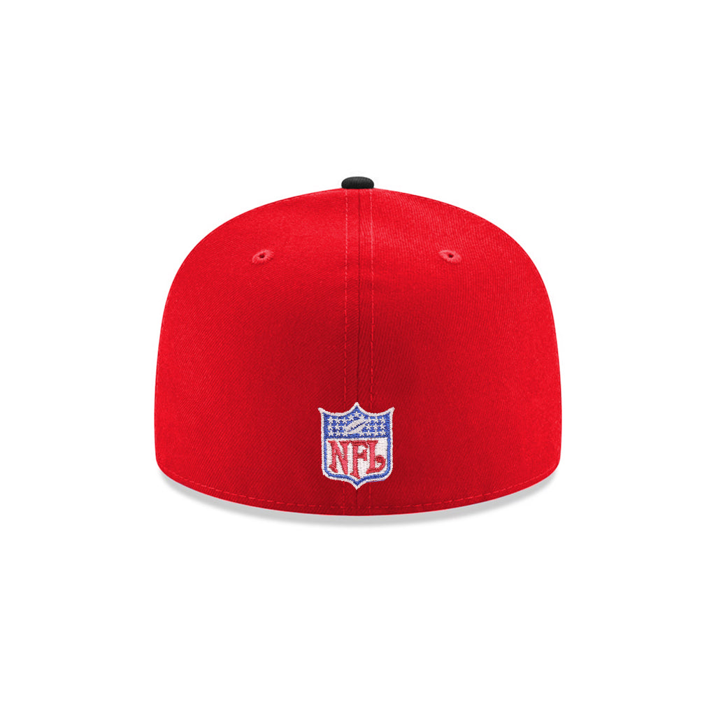 San Francisco 49ers Scarlet Red On Black 2 Tone Oval Logo SP 59Fifty F ...