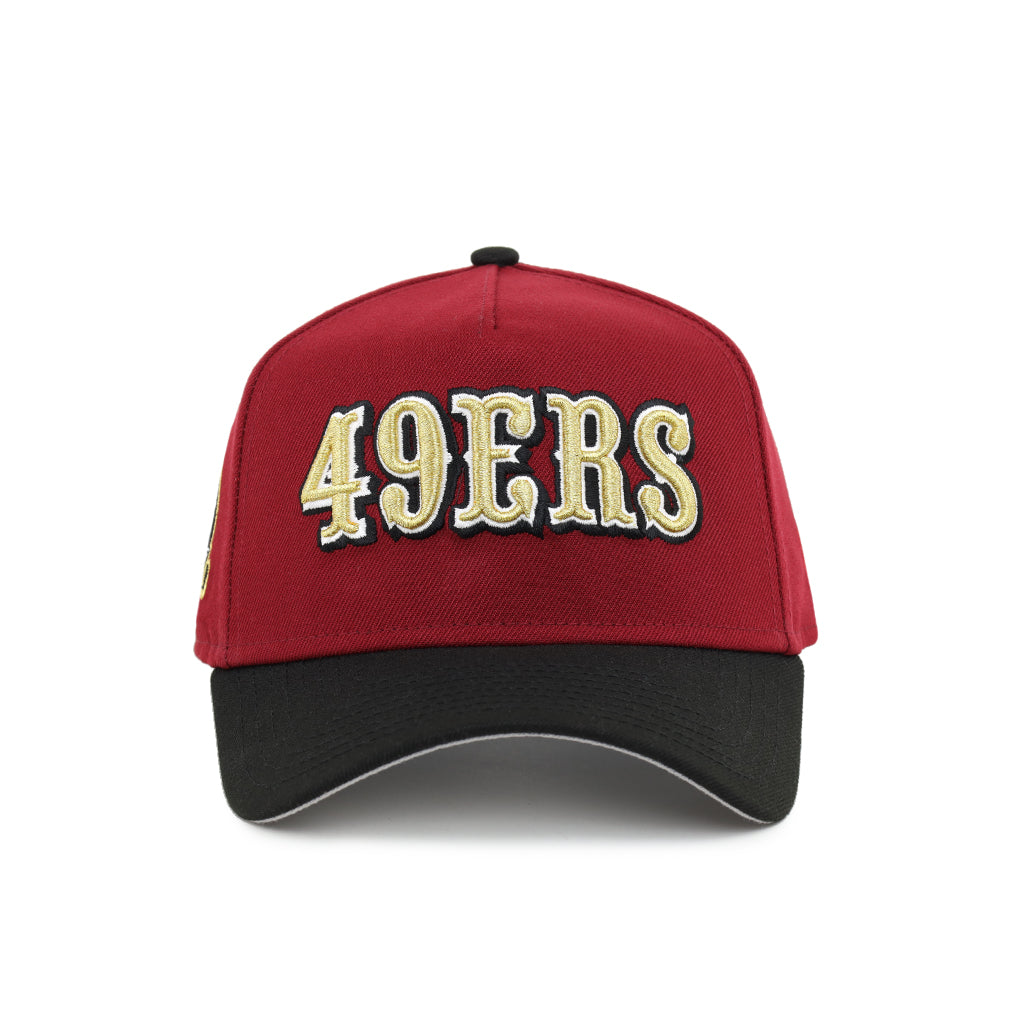 San Francisco 49ers Cardinal Red Black 2 Tone 60th Anniversary SP 9For ...