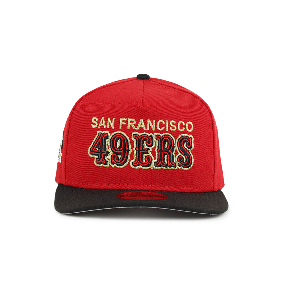 San Francisco 49ers Red Black 2 Tone 30th Anniversary SP 9Fifty A-Fram ...