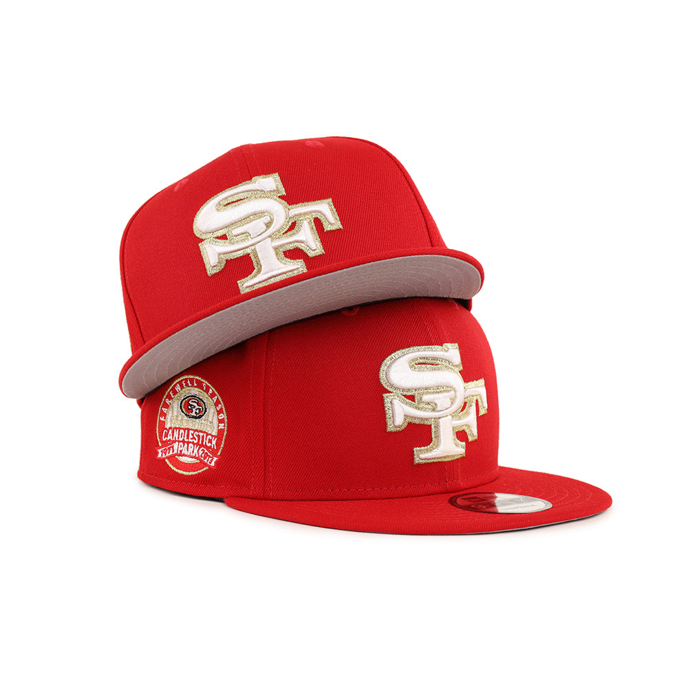San Francisco 49ers Scarlet Red Candlestick Park Farewell Season SP 9F ...