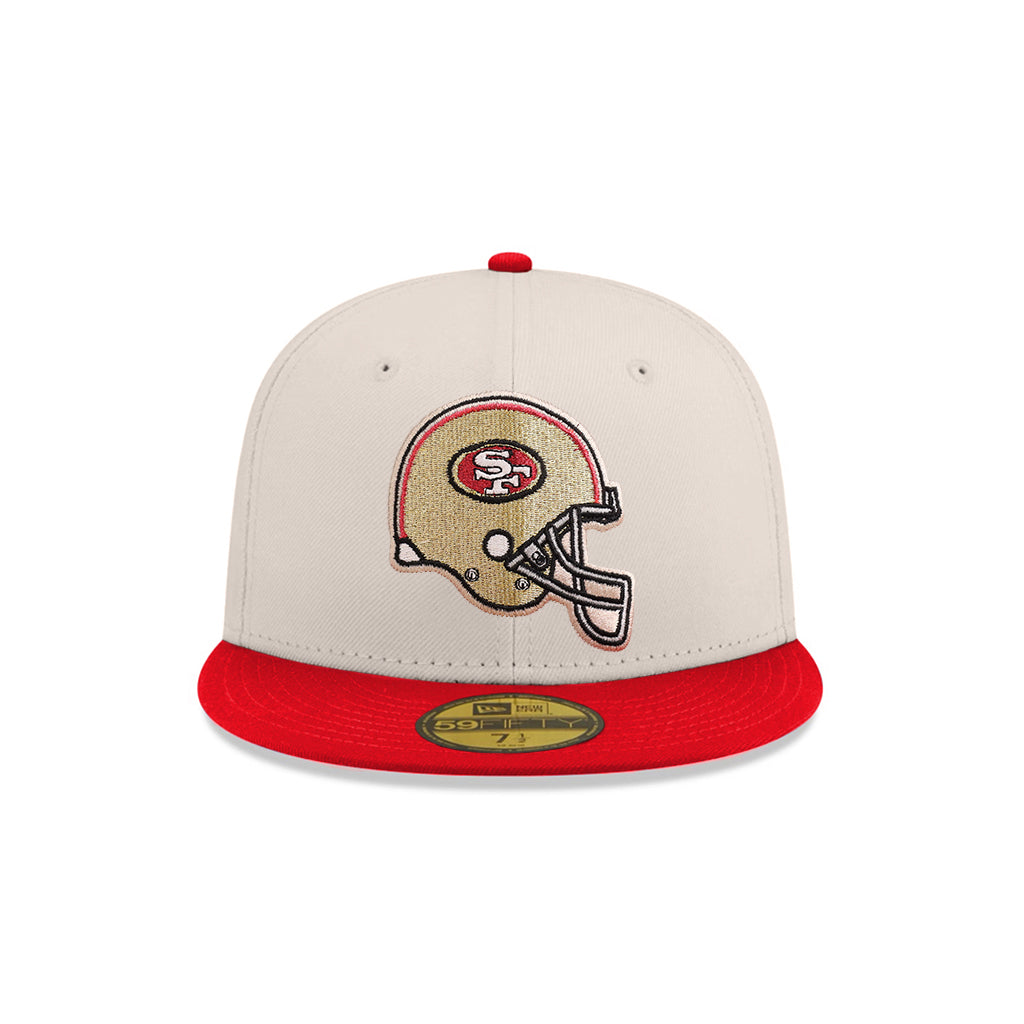 San Francisco 49ers Stone Red 2 Tone NHL Shield SP 59Fifty Fitted ...