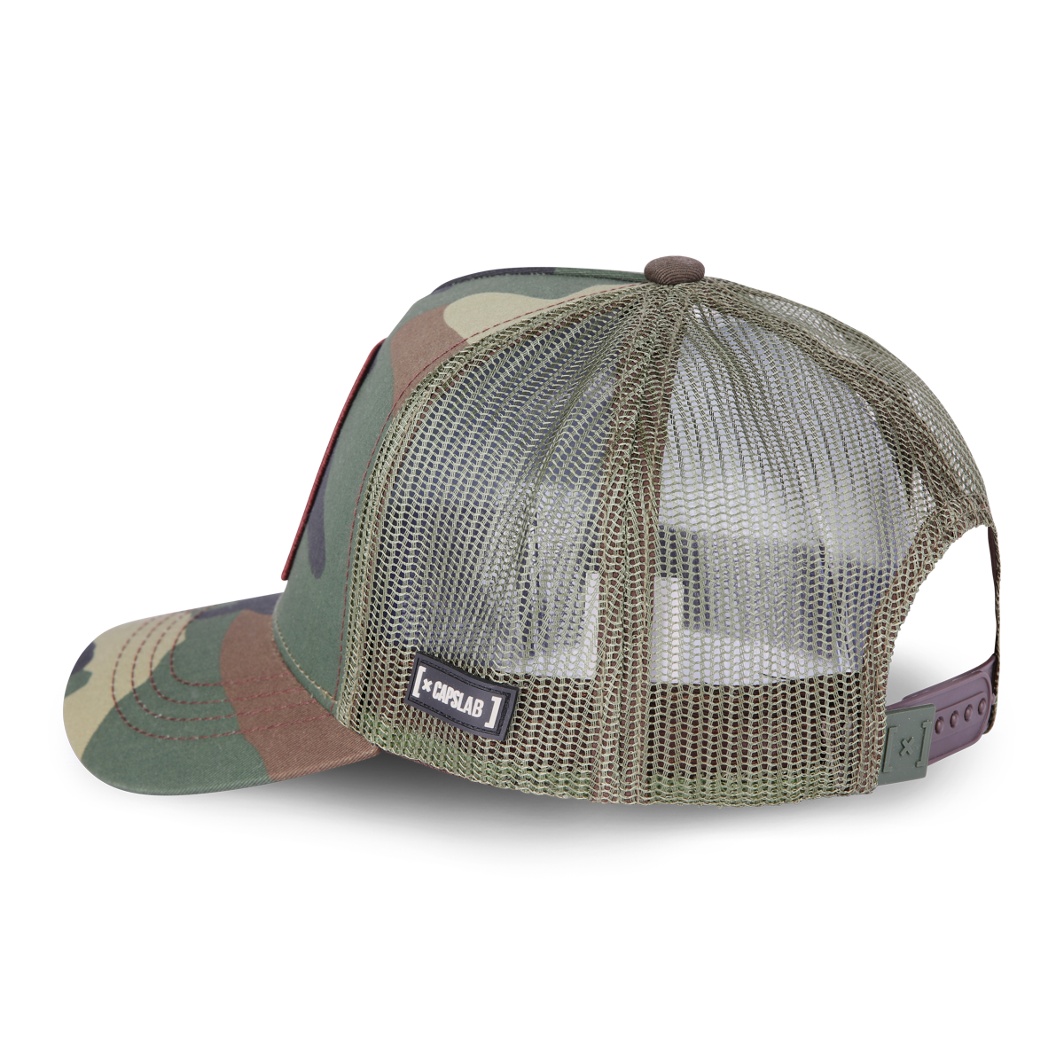 CAPSLAB X Street Fighter Guile Camo Trucker Hat – CROWN MINDED