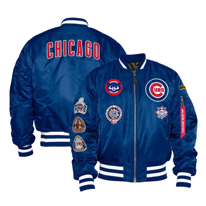 New Era X Alpha Industries Chicago Cubs Bomber Jacket – CROWN MINDED