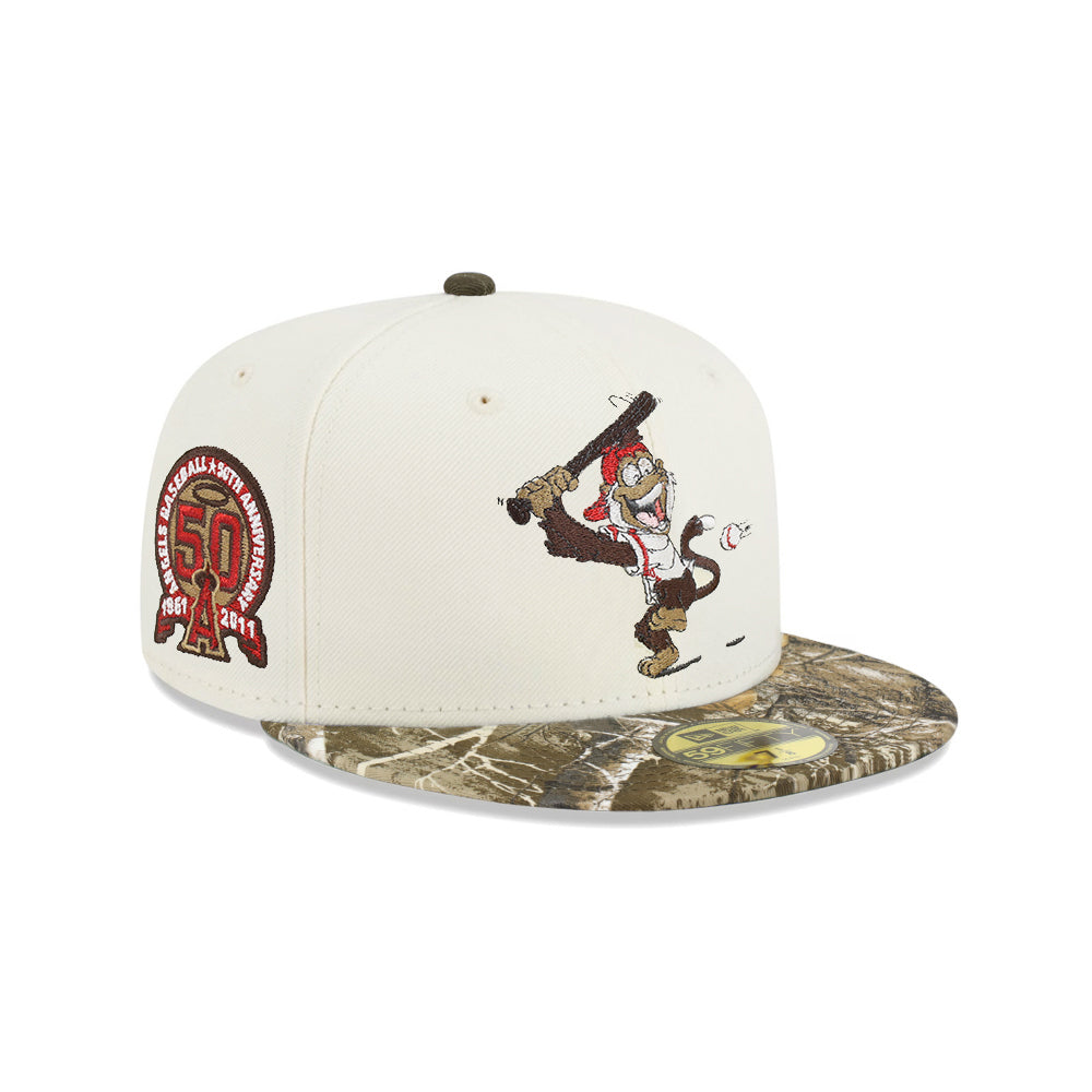 Anaheim Angels Mascot Rally Monkey Chrome Real Tree 2 Tone 50th Annive ...