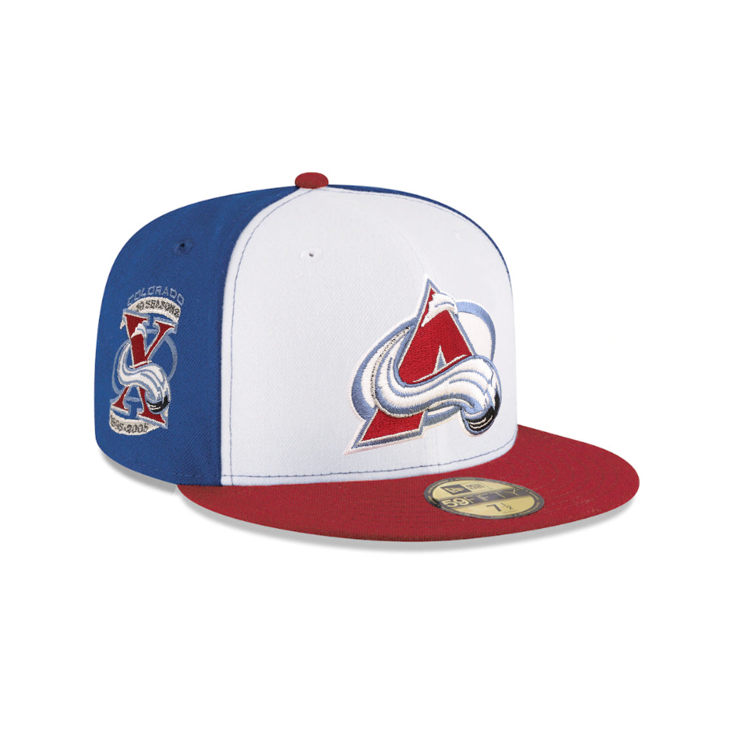 Colorado Avalanche Tri-Color 10th Anniversary SP 59Fifty Fitted – CROWN ...