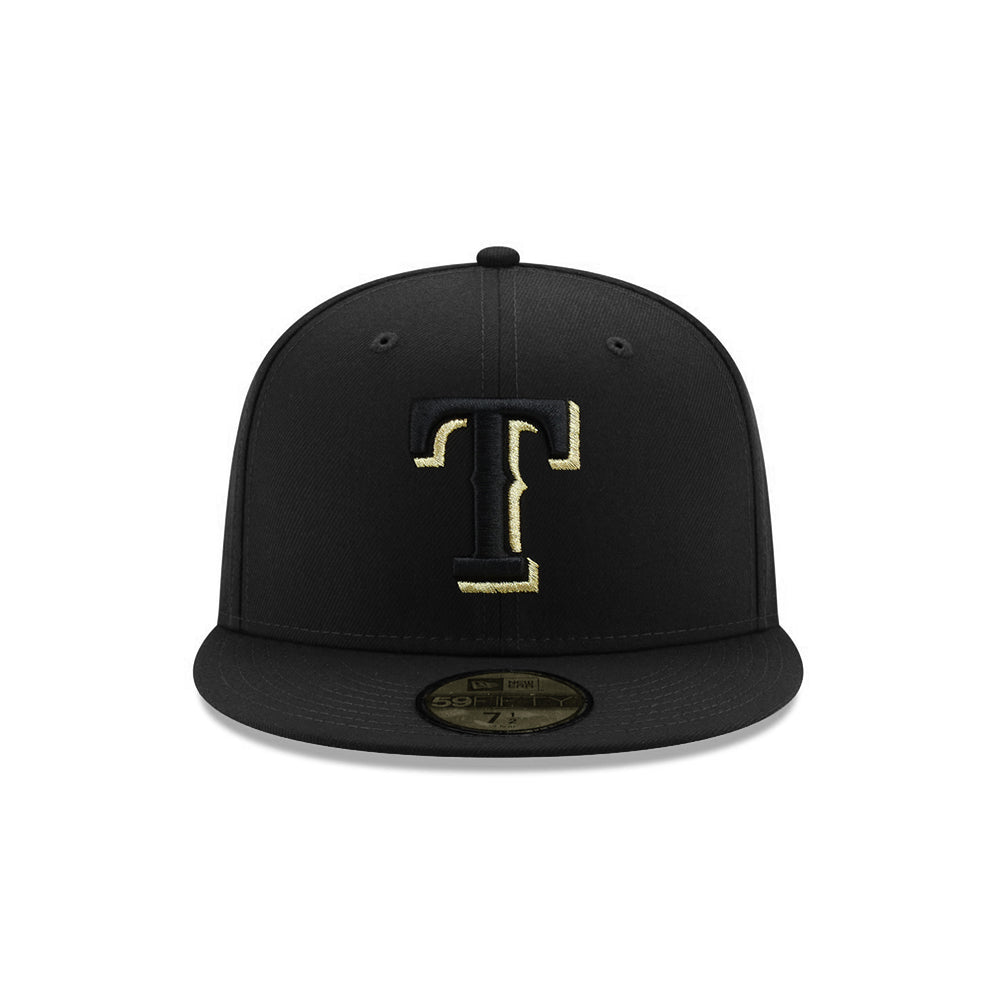 Texas Rangers Black Metallic Gold 40th Anniversary SP 59Fifty Fitted ...