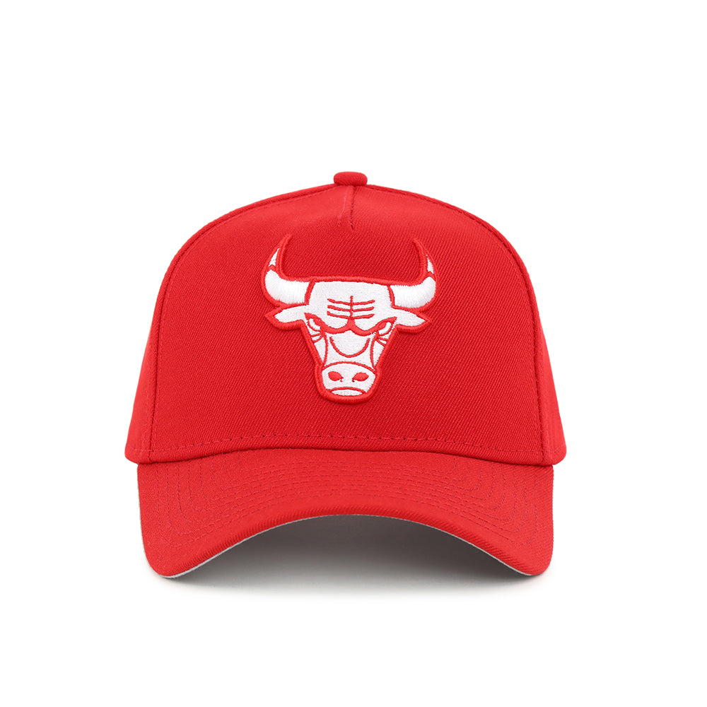 Chicago Bulls Scarlet Red On White 9Forty A-Frame Snapback – CROWN MINDED