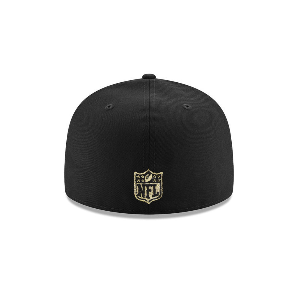 Los Angeles Chargers Black Gold Shield Logo SP 59Fifty Fitted – CROWN ...
