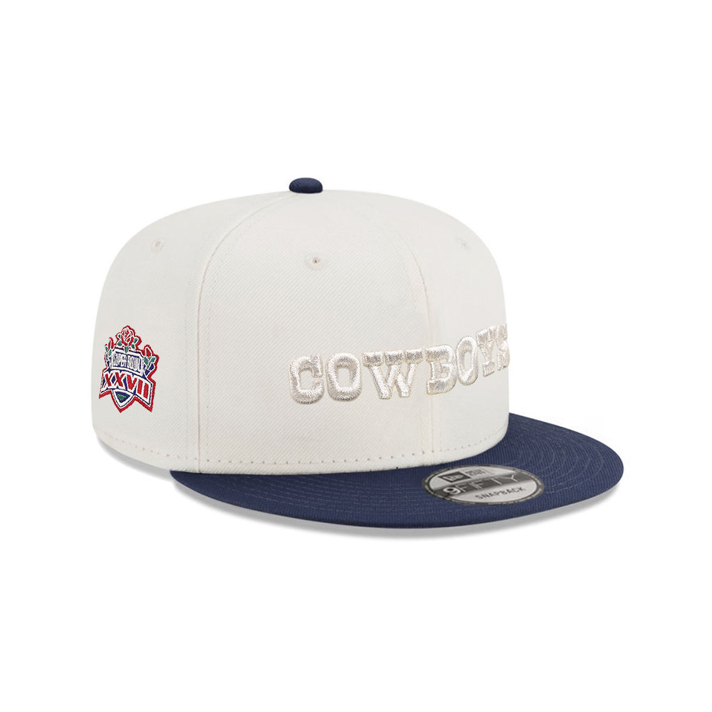 Dallas Cowboys Chrome Navy 2 Tone Super Bowl XXVII SP 9Fifty Snapback ...