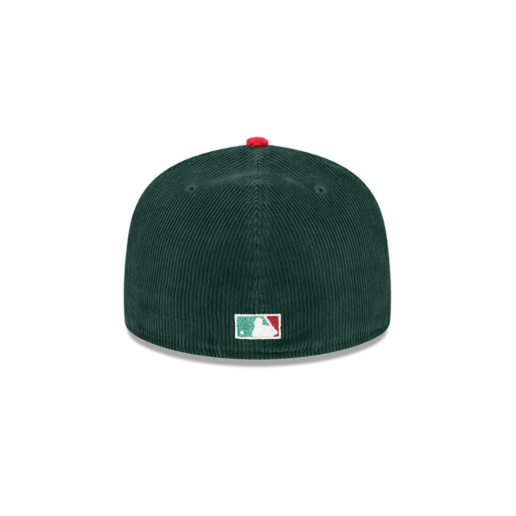 Chicago Cubs Dark Green Walnut Corduroy 2 Tone Wrigley Field SP 59Fift ...