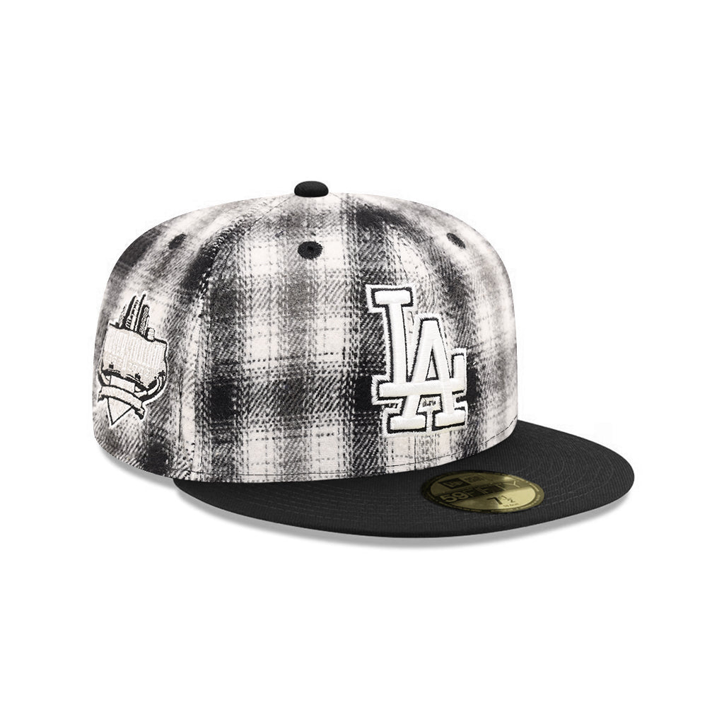 Los Angeles Dodgers Black White Plaid Dodger Stadium 40th Anniversary ...