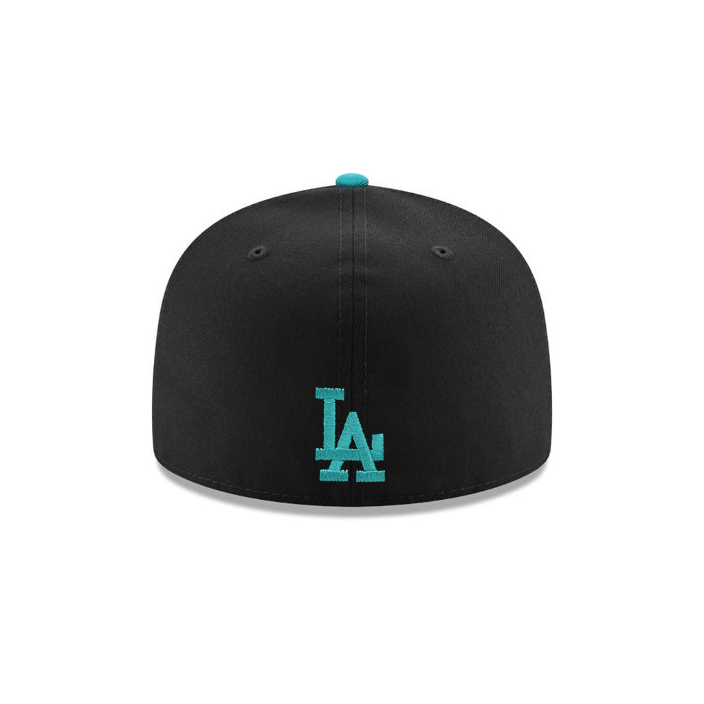 Los Angeles Dodgers Drip Logo MLB Batterman SP 59Fifty Fitted – CROWN ...
