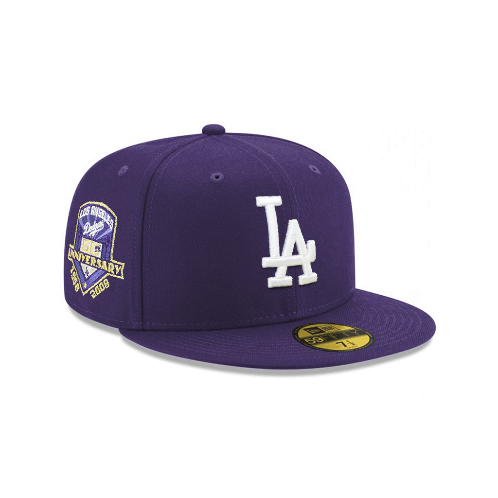 Los Angeles Dodgers Purple 50th Anniversary SP 59Fifty Fitted – CROWN ...
