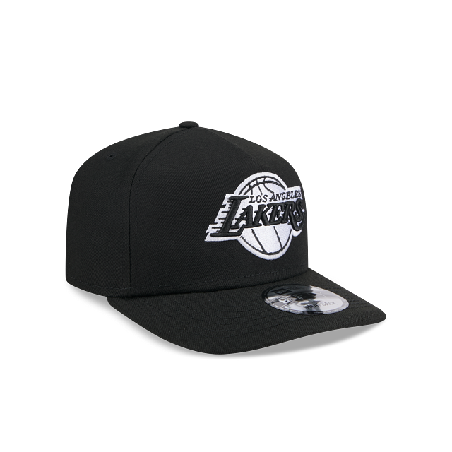 Los Angeles Lakers Black On White 9Fifty A-Frame Snapback – CROWN MINDED