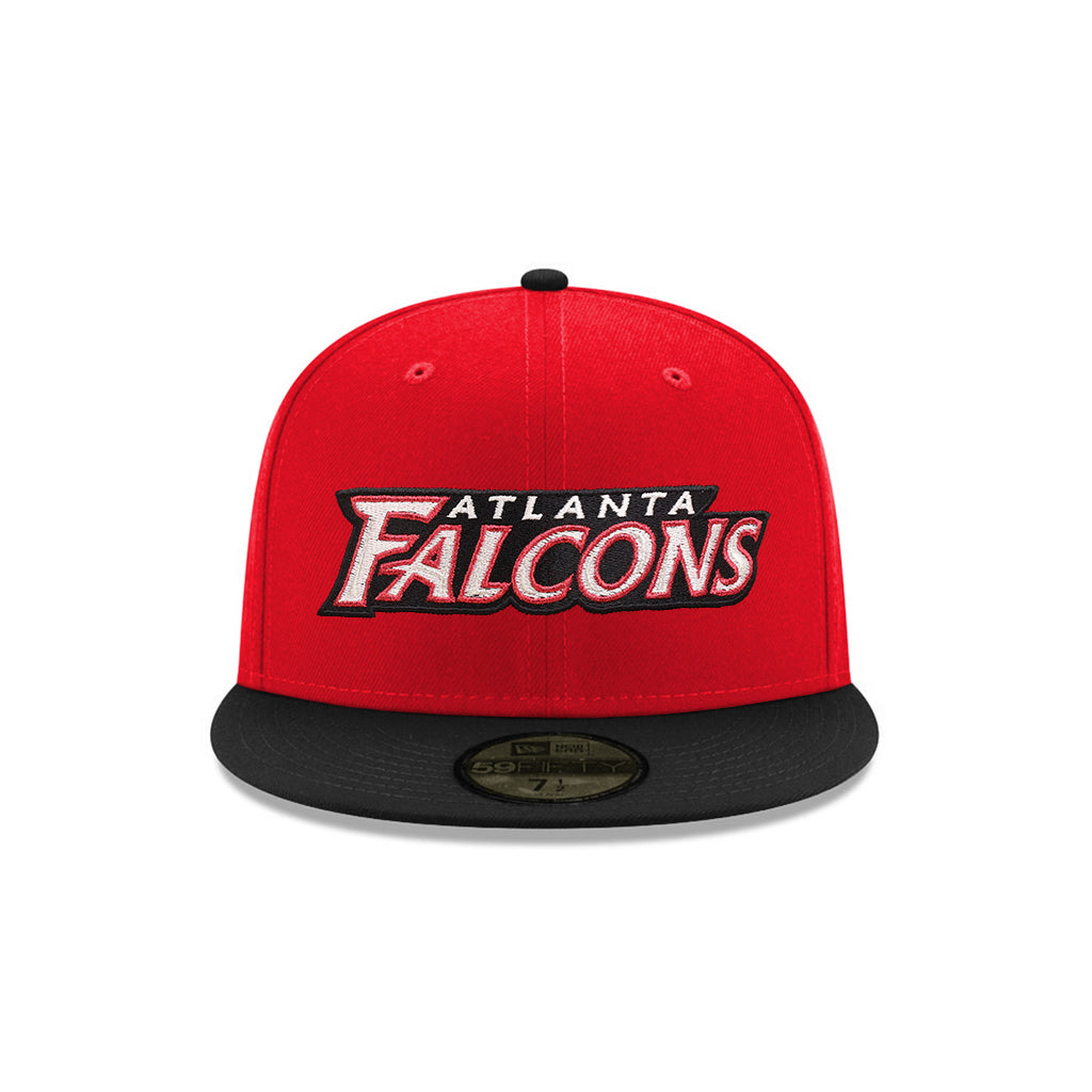 Atlanta Falcons Red Black 2 Tone Retro Falcon SP 59Fifty Fitted – CROWN ...