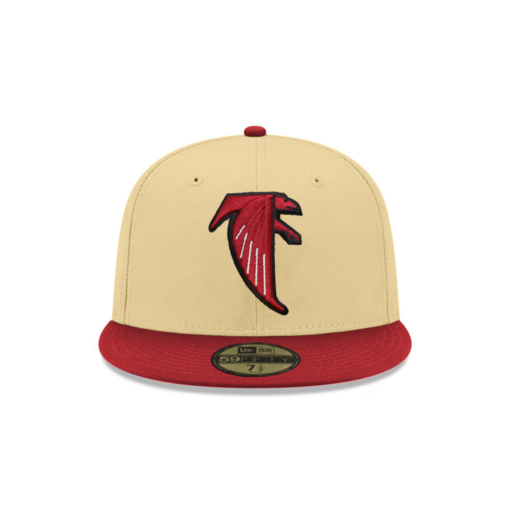 Atlanta Falcons Vegas Gold Red 2 Tone 25th Anniversary SP 59Fifty Fitt ...