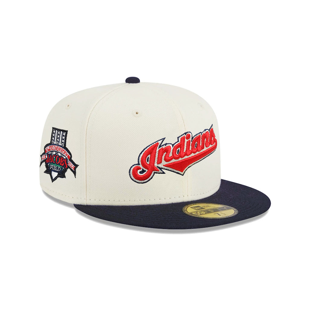 Cleveland Indians Chrome Navy 2 Tone Jacobs Field 10th Anniversary SP ...
