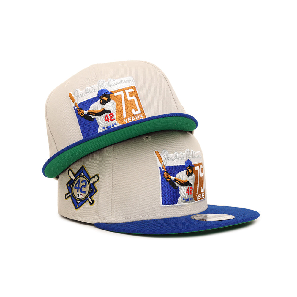 Jackie Robinson Stone Royal 75th Anniversary No. 42 SP 9Fifty Snapback ...