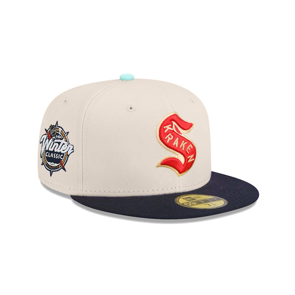 Seattle Kraken Stone Navy 2 Tone 2024 Winter Classic SP NHL 59Fifty Fi ...