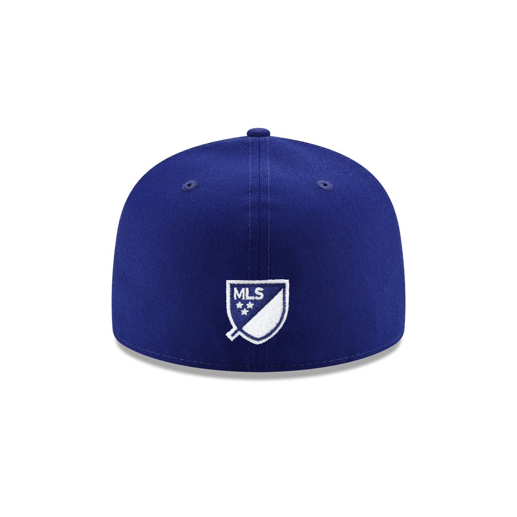 Los Angeles Football Club LAFC Royal On White 59Fifty MLS Fitted Cap ...