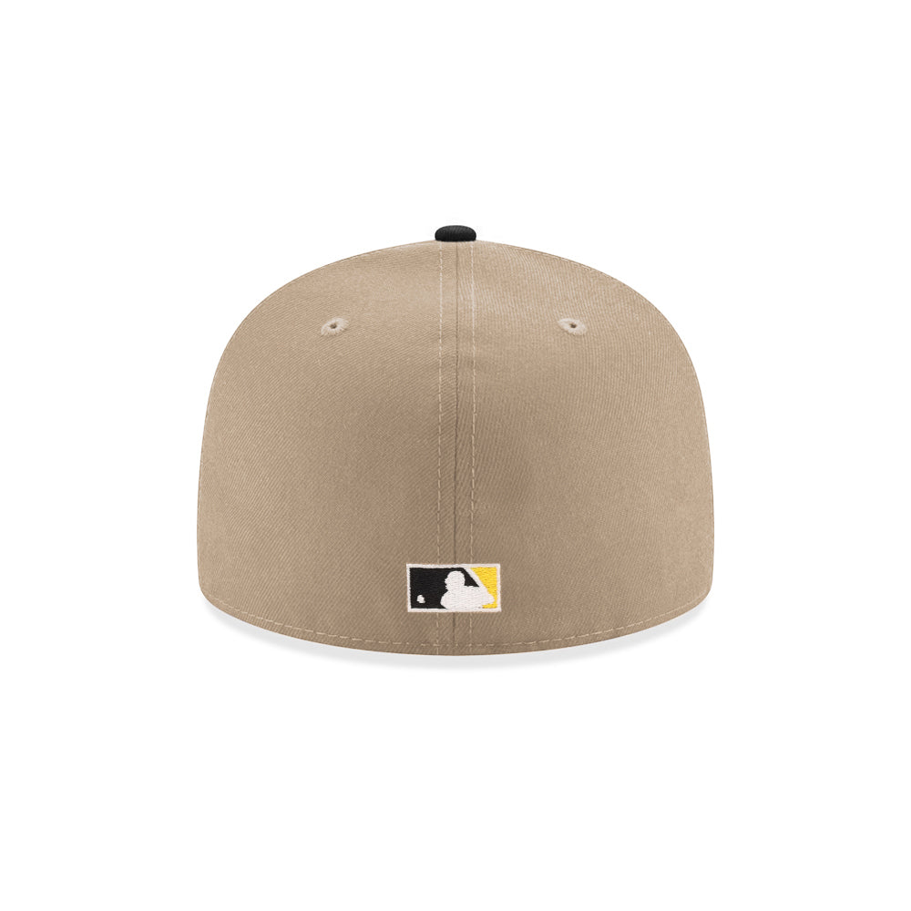 Pittsburgh Pirates Camel Black 2 Tone Pirates Logo SP 59Fifty Fitted ...