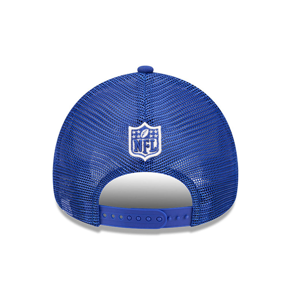Los Angeles Rams Stone Team Color 9Forty A-Frame Foam Trucker Snapback ...