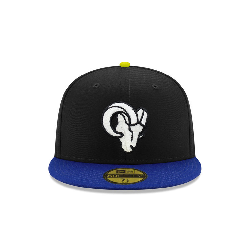 Los Angeles Rams Black Blue 2 Tone 40th Anniversary SP 59Fifty Fitted ...
