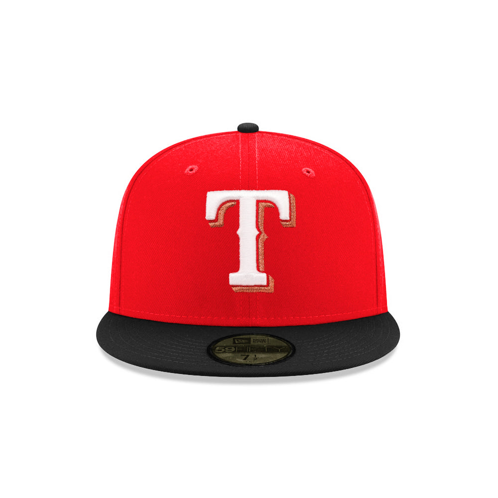 Texas Rangers Red Black 2 Tone Inaugural Season SP 59Fifty Fitted ...