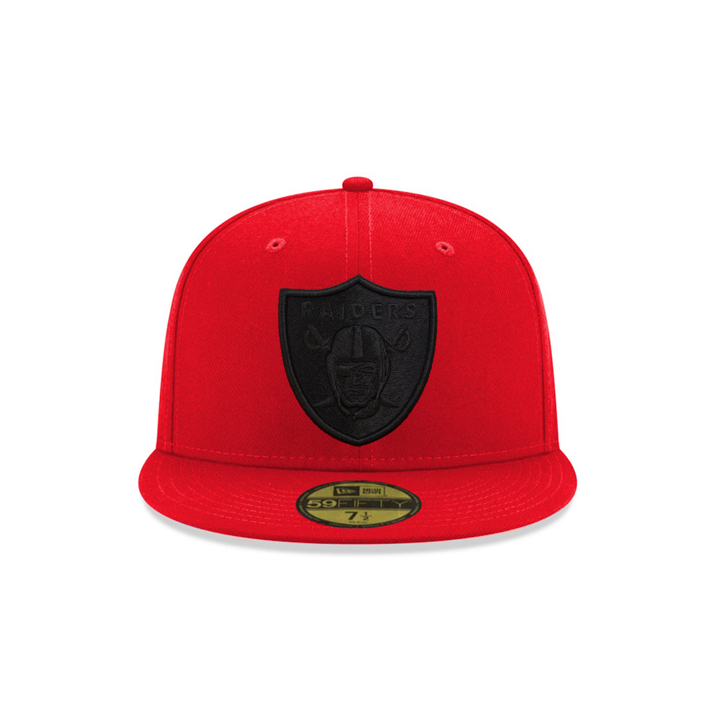 Las Vegas Raiders Scarlet Red on Black 59Fifty Fitted – CROWN MINDED