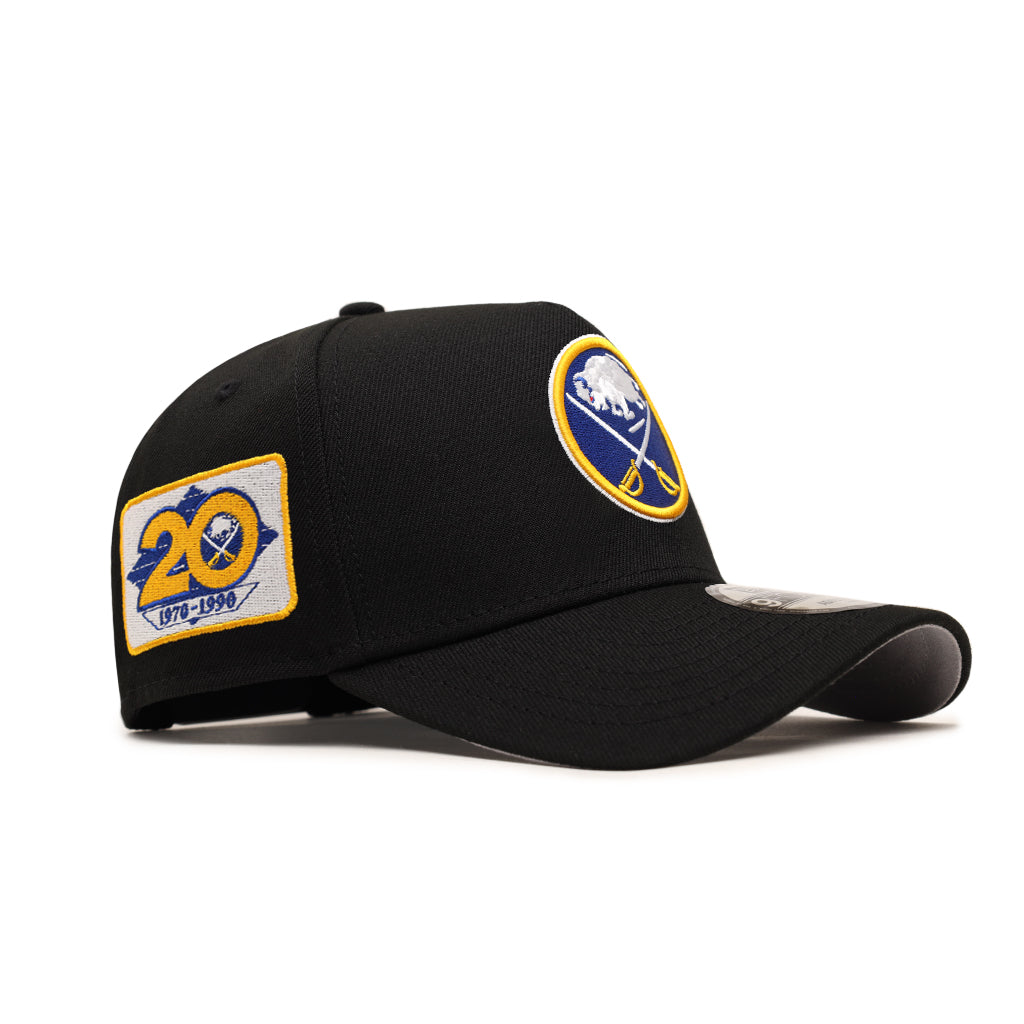 Buffalo Sabres 20th Anniversary SP NHL Black 9Forty A-Frame Snapback ...