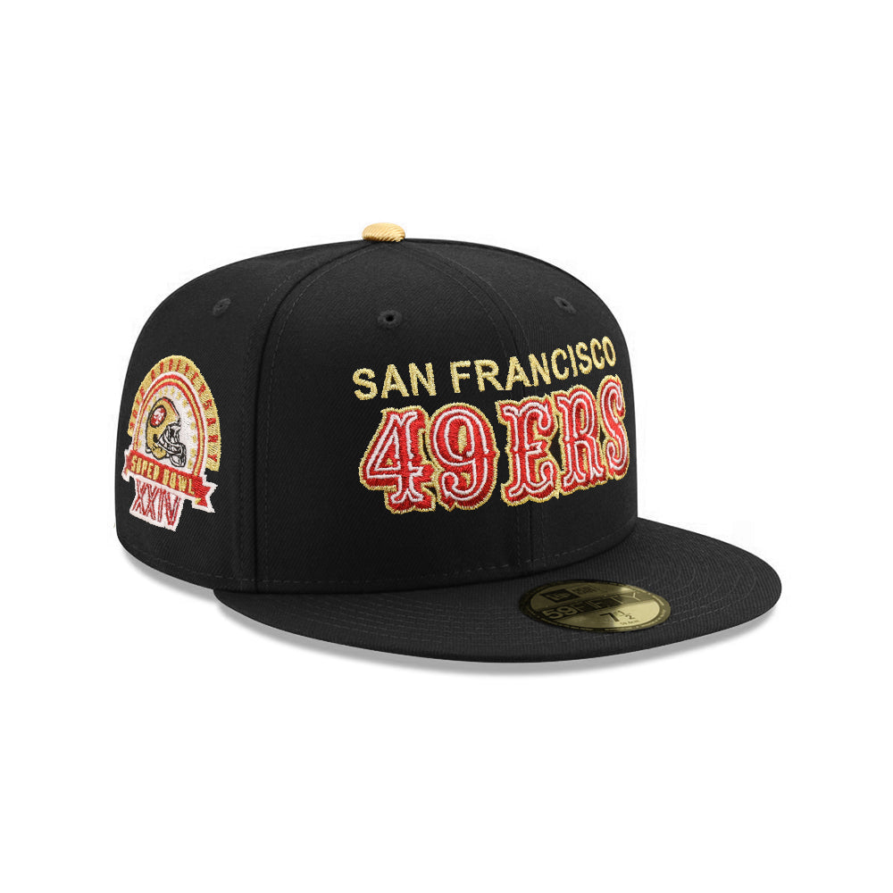 San Francisco 49ers 30th Anniversary Super Bowl XXIV SP 59Fifty Fitted ...