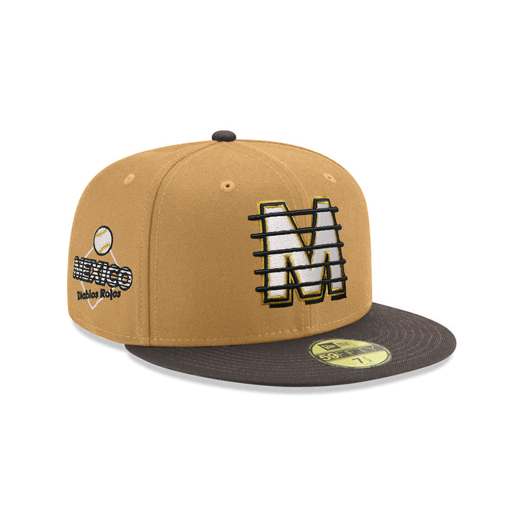 Diablos Rojos Del Mexico Club De Beisbol Bronze Gray 2 Tone Alternate ...