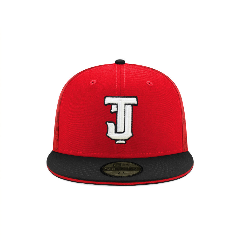 Toros De Tijuana Club De Beisbol Red Black 2 Tone Alternate 59Fifty Fi ...