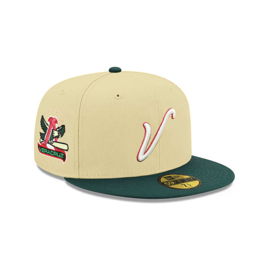 El Águila De Veracruz Club De Beisbol Vegas Gold Green 2 Tone Alternat ...
