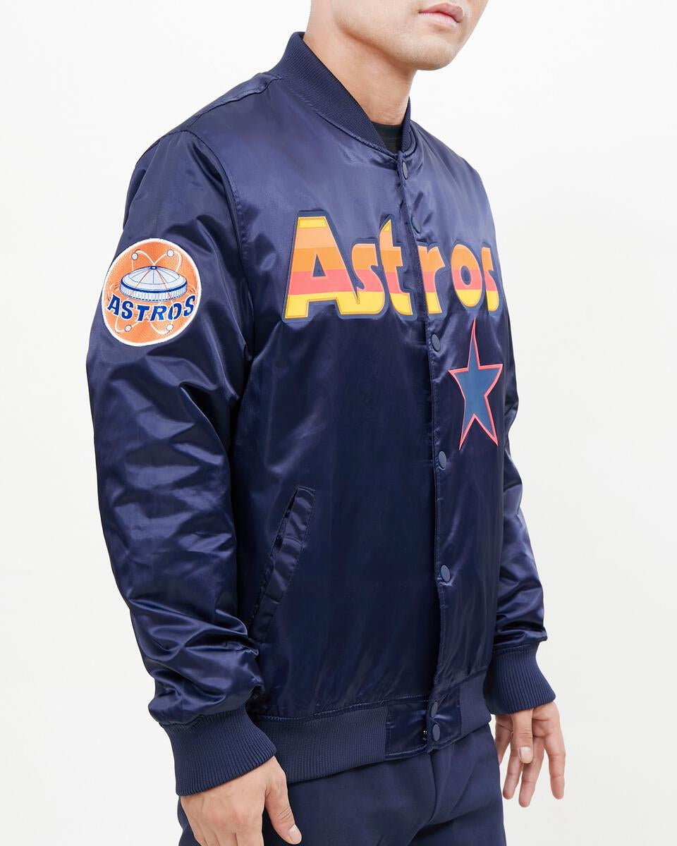 Pro Standard Houston Astros Big Logo Satin Jacket – CROWN MINDED