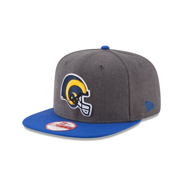 Los Angeles Rams Heather Graphite 9Fifty Snapback – CROWN MINDED