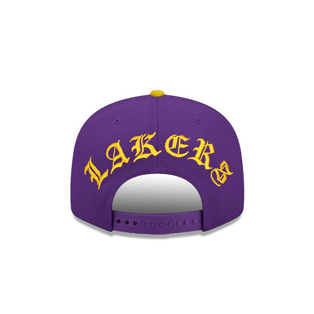 Los Angeles Lakers Black Letter Arch 9Fifty Snapback – CROWN MINDED