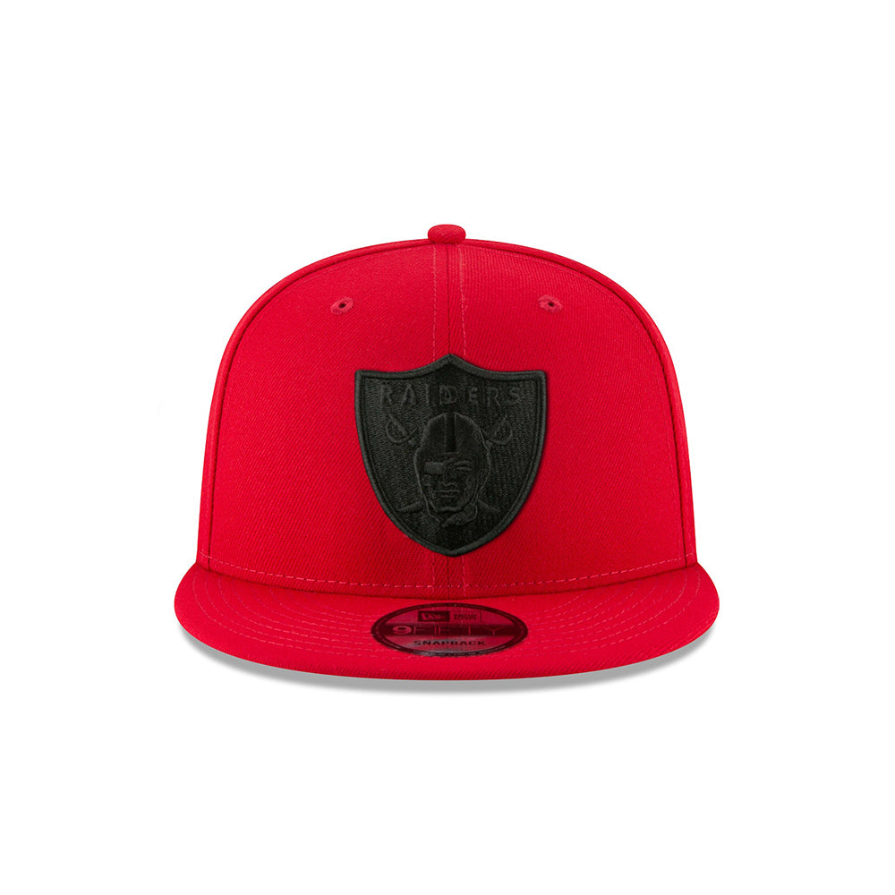 Las Vegas Raiders Scarlet Red On Black 9Fifty Snapback – CROWN MINDED